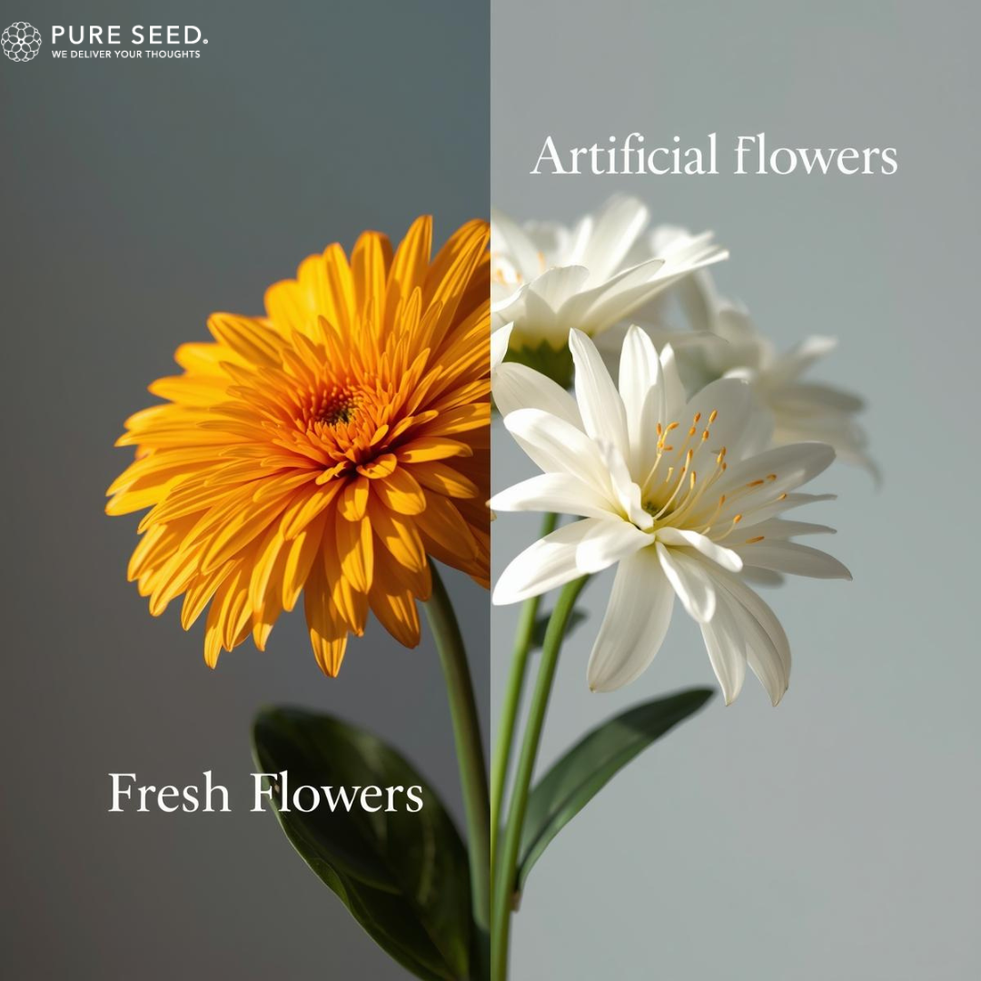 Fresh vs Artificial Flowers: Choosing the Right Bouquet | PureSeed