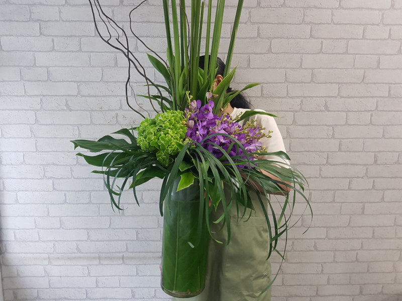 Shop Harmony Hydrangeas & Orchid Vase - VS174 | PURE SEED