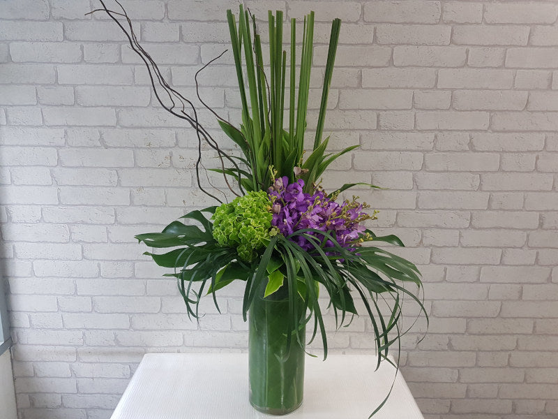 Shop Harmony Hydrangeas & Orchid Vase - VS174 | PURE SEED